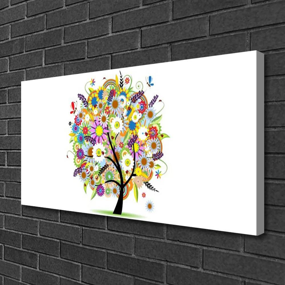 Obraz na plátně Strom umění 125x50 cm