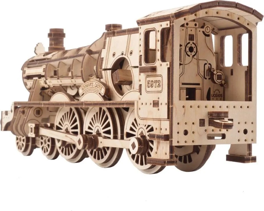 Puzzle Ugears 3D dřevěné mechanické Harry Potter Bradavický expres [6950343]