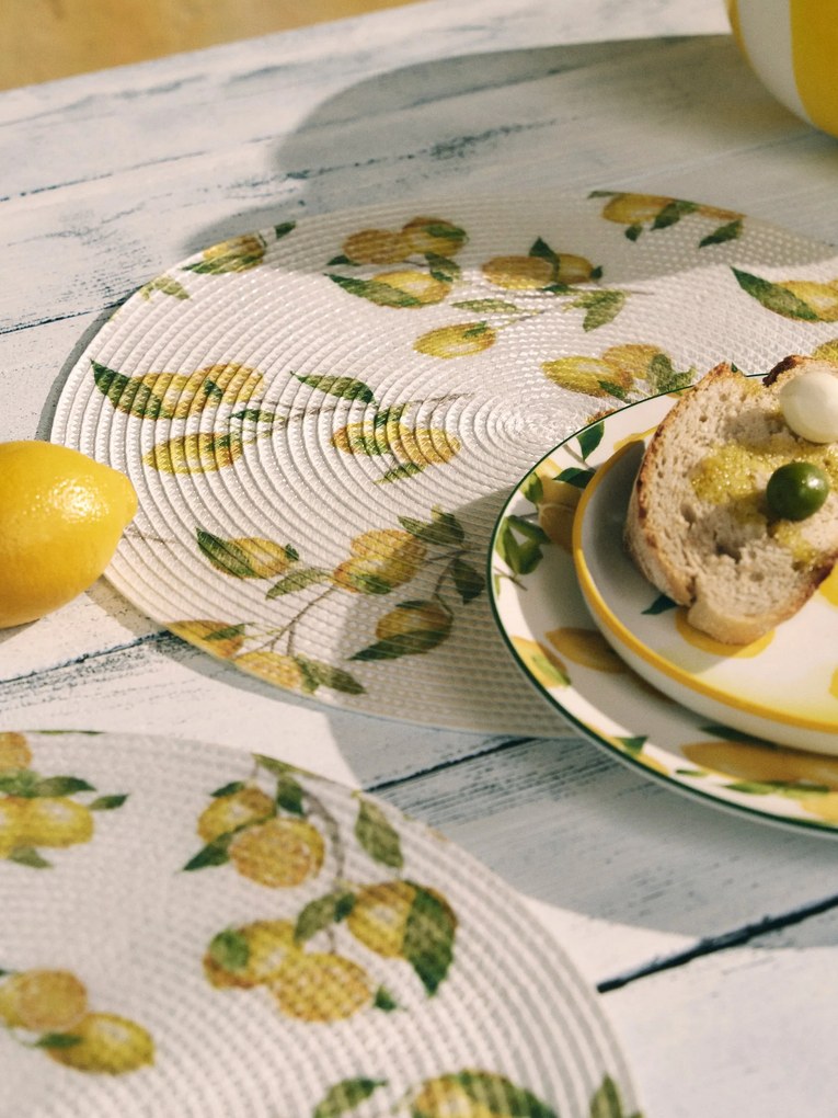 Sinsay - Stolní prostírání s motivem citronů 2 pack - žlutá