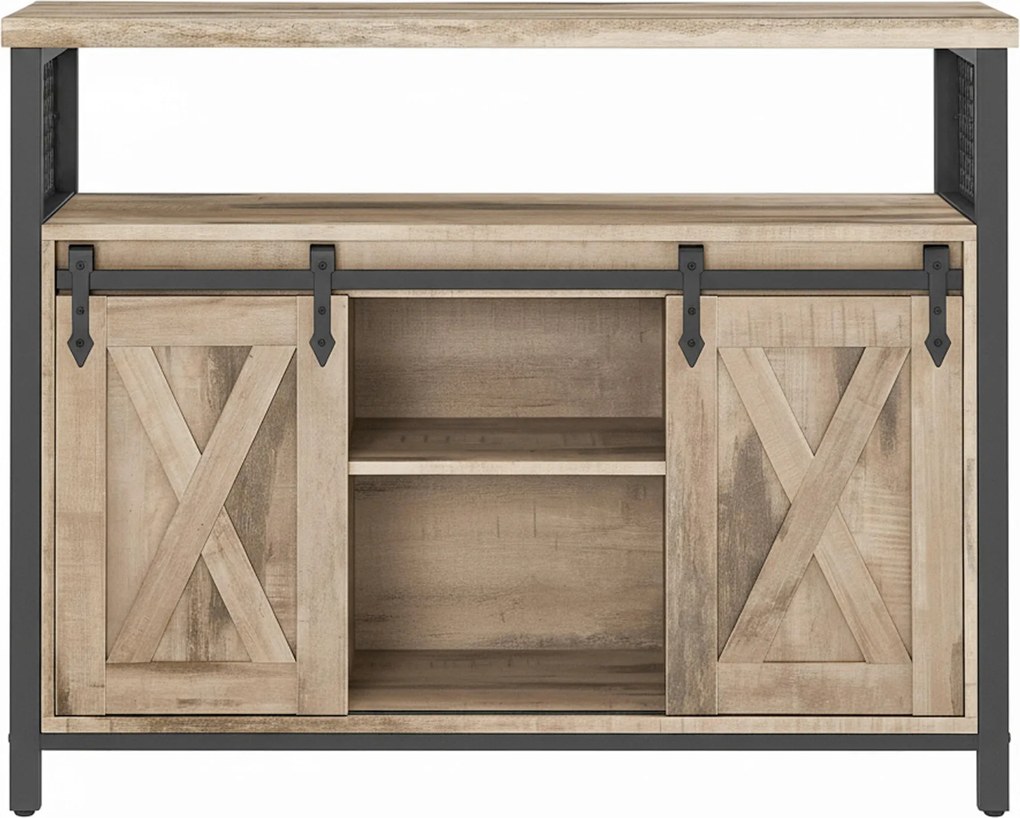 XXXLutz KOMODA, hnědá, černá, 100/80/33 cm Boxxx - Široké komody - 002543079201