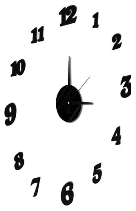 Nástěnné nalepovací hodiny Mauro Ferretti Numbers, ⌀ 50 cm