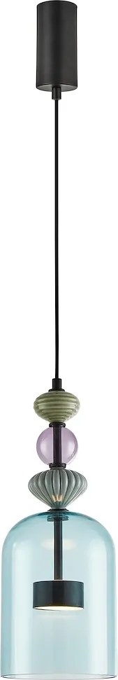 Závěsná lampa Arte 12W Led, průměr 16 cm, černá