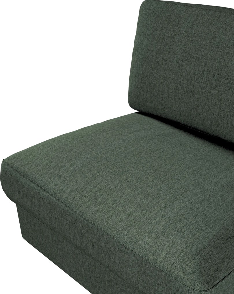 Potah na neskládací křeslo IKEA Kivik barva zelená látka pletený vzor