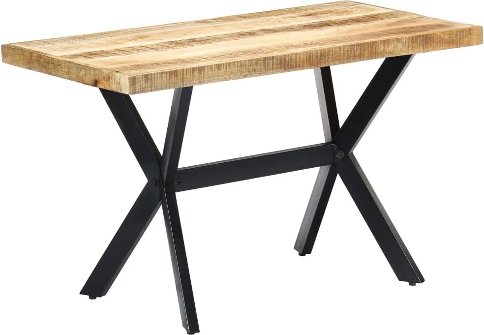 Jídelní stůl - masivní hrubé mangovníkové dřevo | 120x60x75 cm
