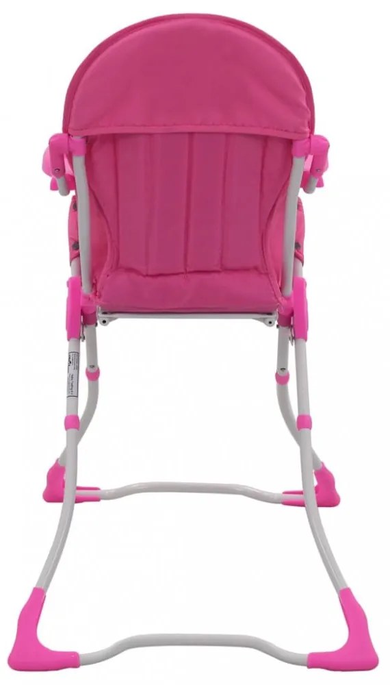Dětská jídelní židlička Dekorhome Růžová