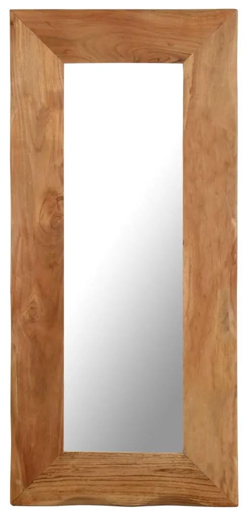 246269 vidaXL Kosmetické zrcadlo 50 x 110 cm masivní akáciové dřevo