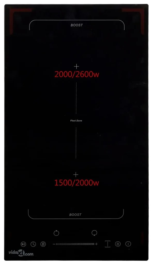 Indukční deska s flexizónou 2 hořáky dotykové ovládání 3 500 W,  51438