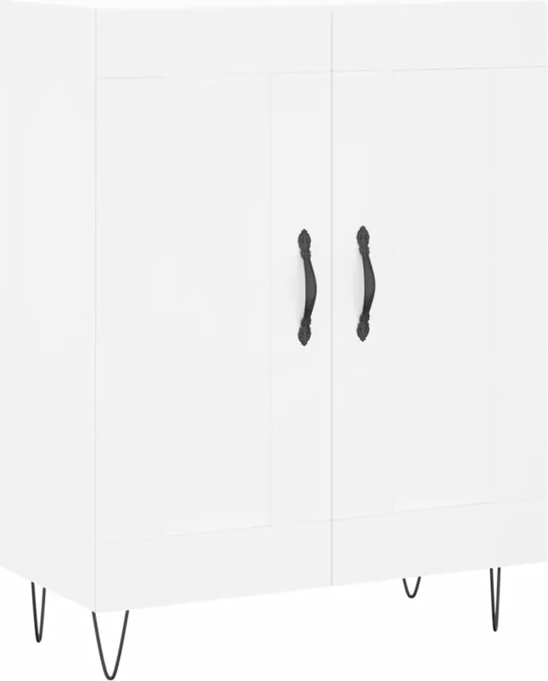Skříň highboard bílá 69,5 x 34 x 180 cm kompozitní dřevo 3199713