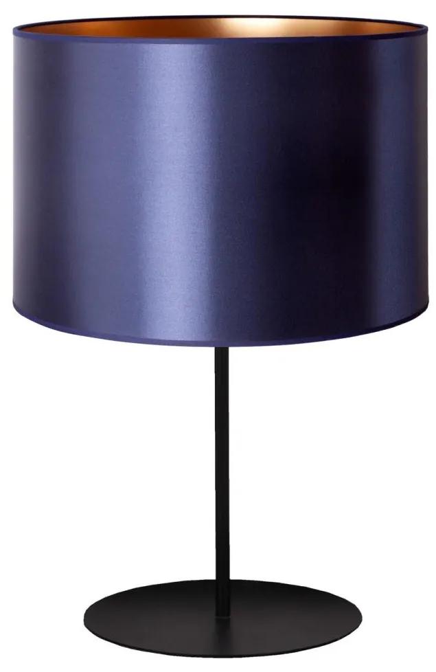 Duolla Duolla - Stolní lampa CANNES 1xE14/15W/230V 20 cm modrá/měděná/černá DU602990