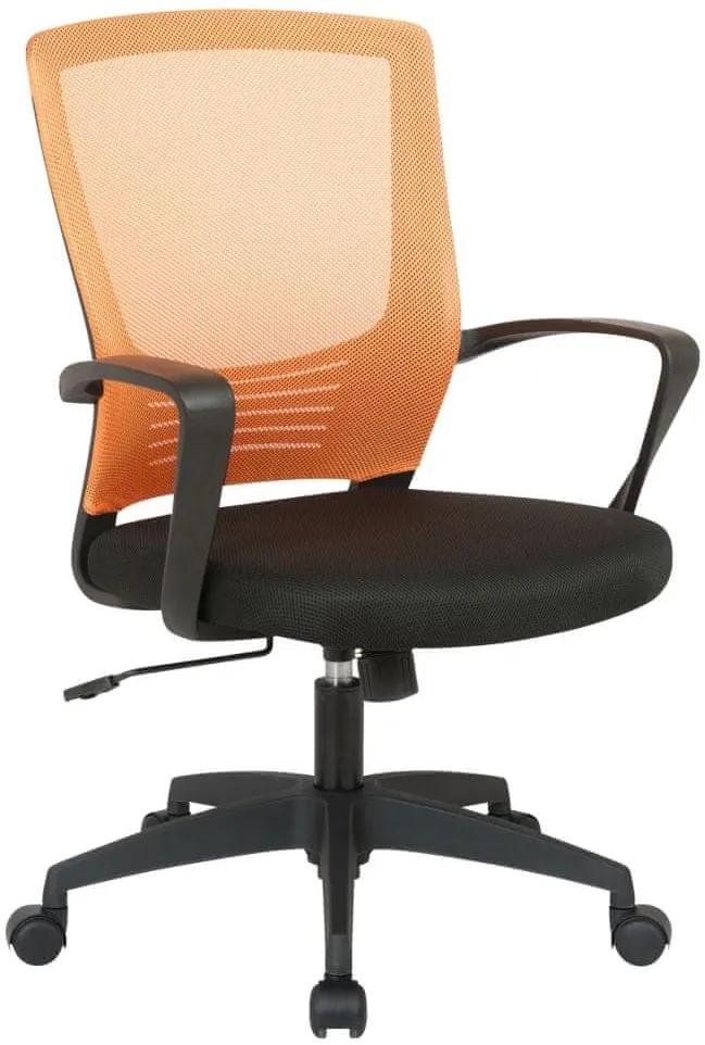 Bhm germany Kancelářská židle Kampen, černá / oranžová