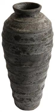 Váza Melancholia Mettalic Black 80 cm Muubs