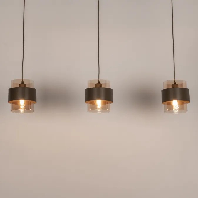Závěsné svítidlo Retro 70er Line 110 Brown