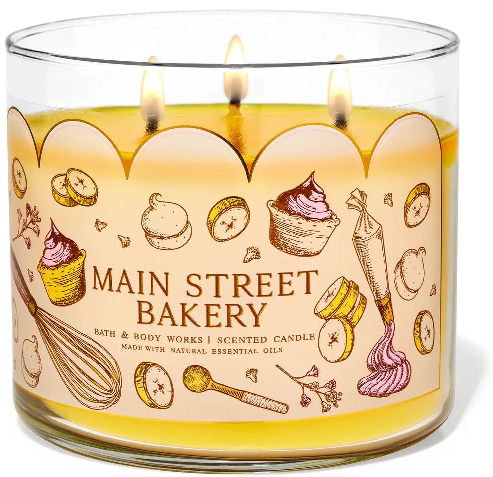 Bath & Body Works Main Street Bakery, vonná svíčka 411g