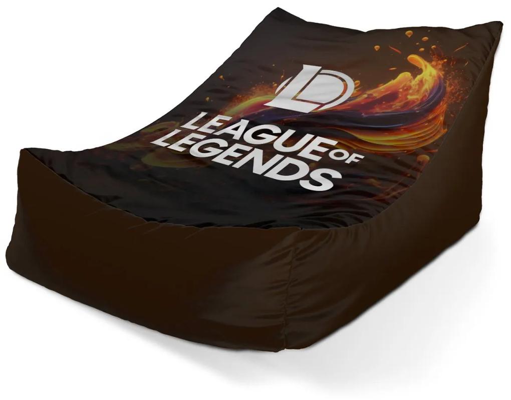 Sablio Sedací vak Lounge League of Legends Abstract - 80 x 95 x 50 cm