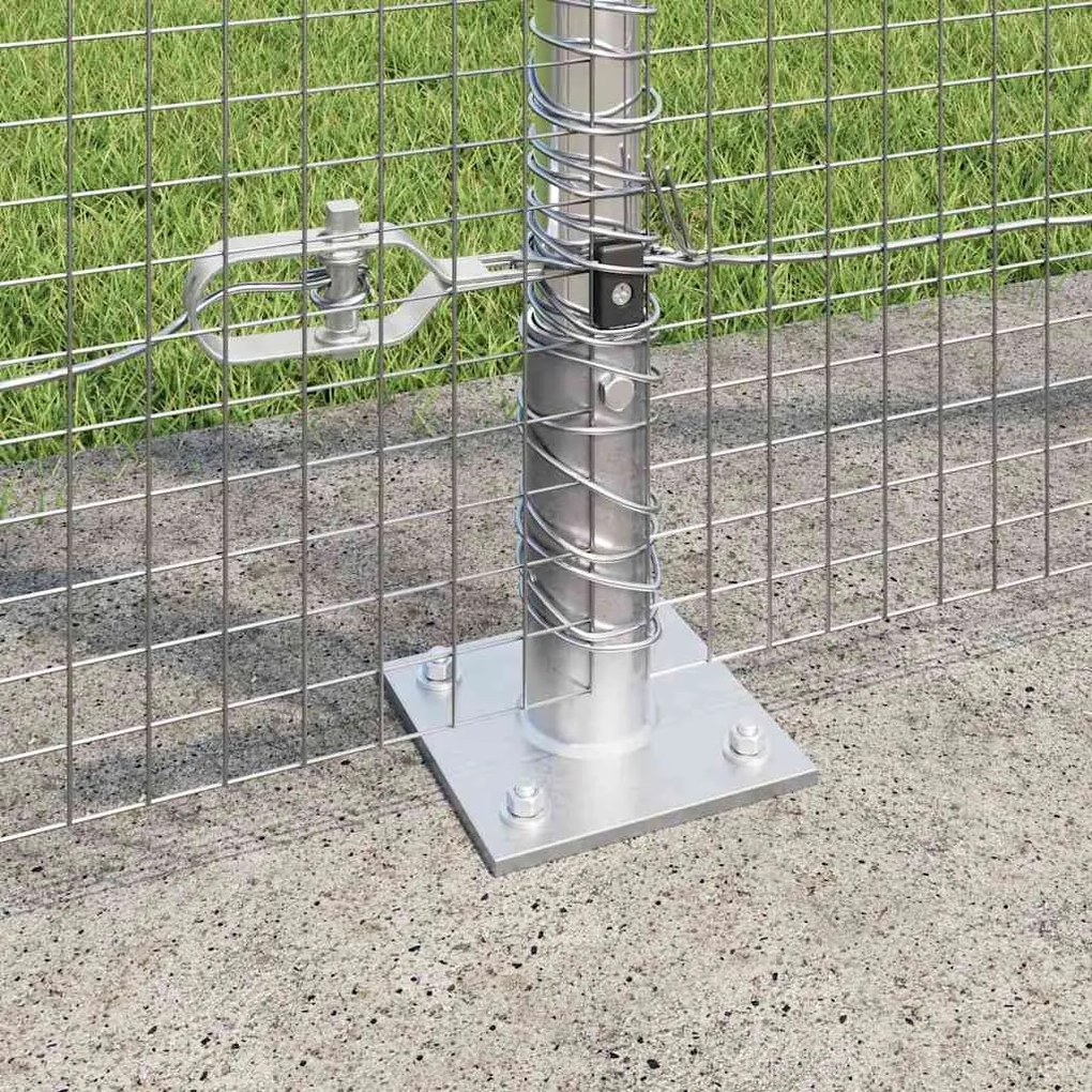Svařovaná drátěná plotina s betonovou základnou 50 x 1,4 m 3352361