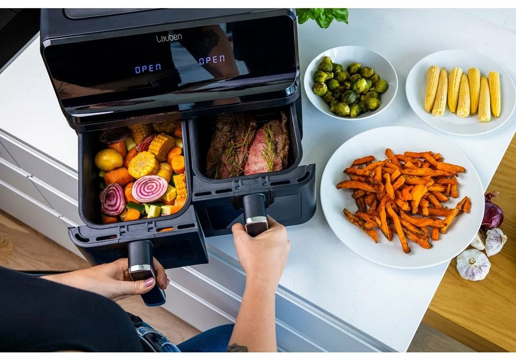 Lauben Horkovzdušná fritéza Lauben DualZone Air Fryer 8000BC