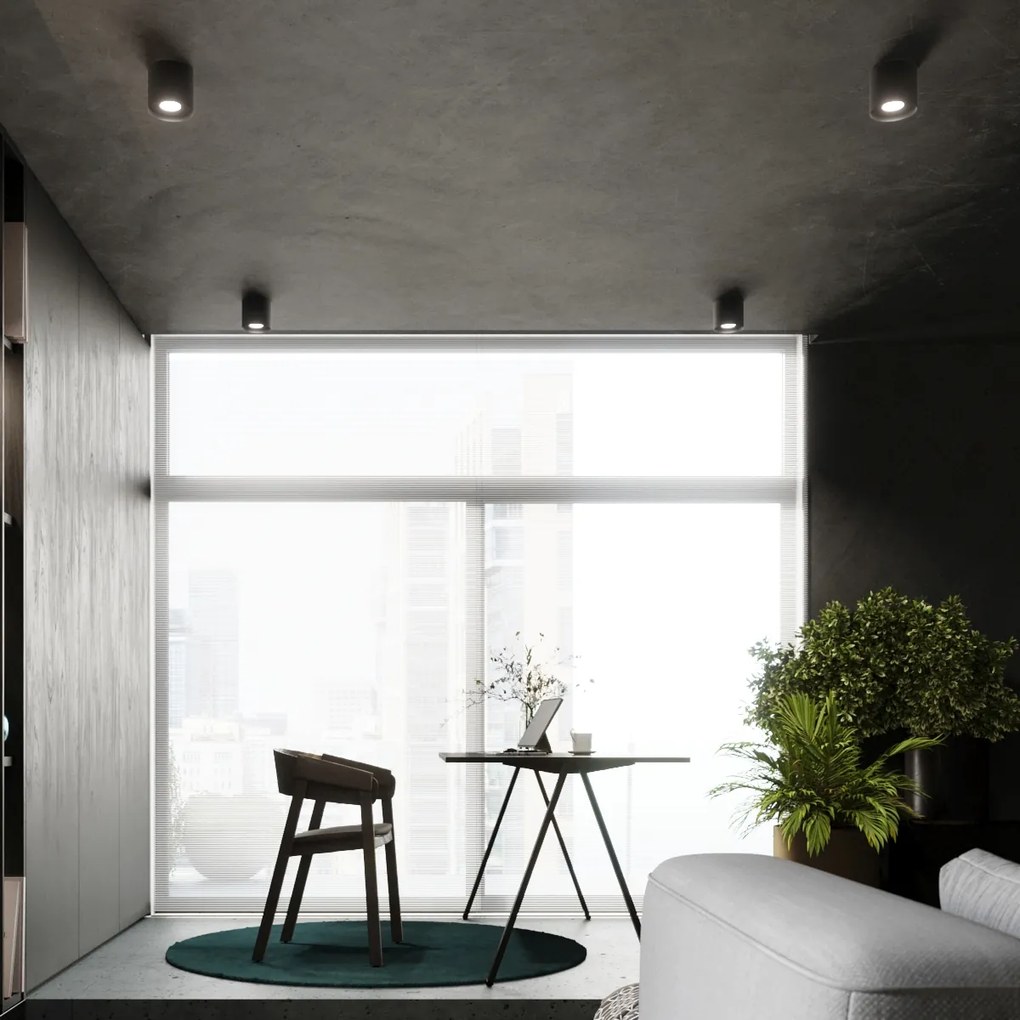 Sollux Lighting Stropní svítidlo MIKA černé