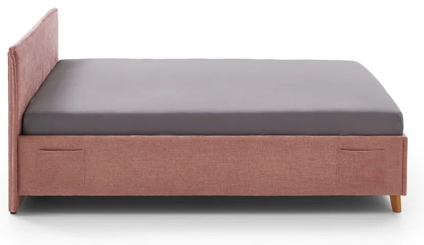 Růžová čalouněná dětská postel bez roštu 140x200 cm Fun - II. jakost – Meise Möbel