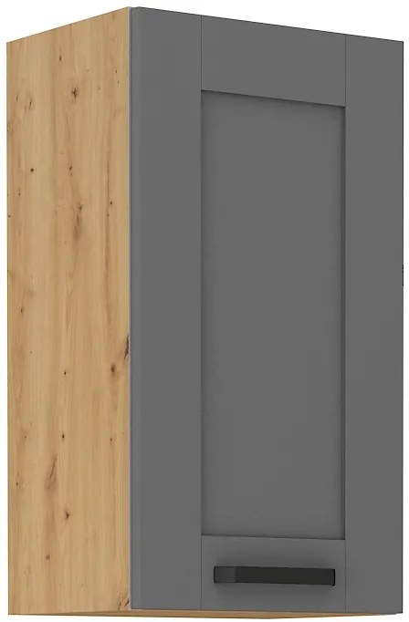 Kuchyňská skříňka LUNA 40 G-72 1F korpus: dub artisan, barva dvířek: šedá DUST