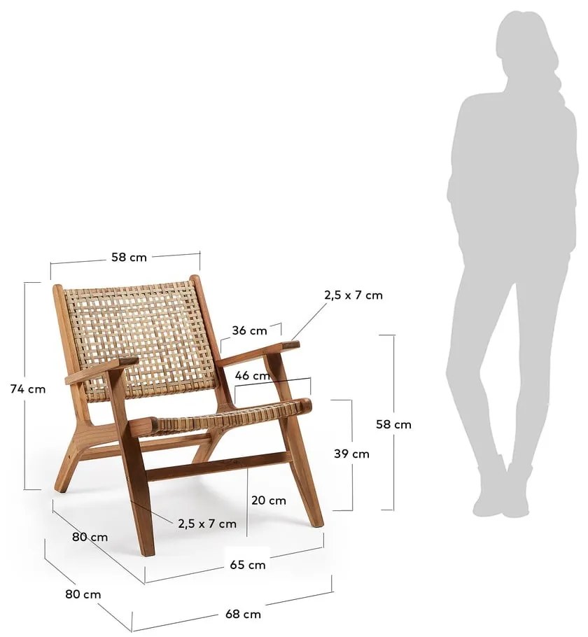 Křeslo Kave Home Grignoon