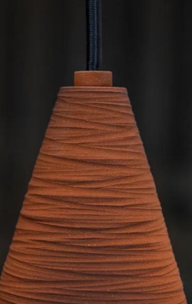 Doxis Pollux 450 Textured závěsné led designové svítidlo Barva: Černá matná, Chromatičnost: 3000K Push dim