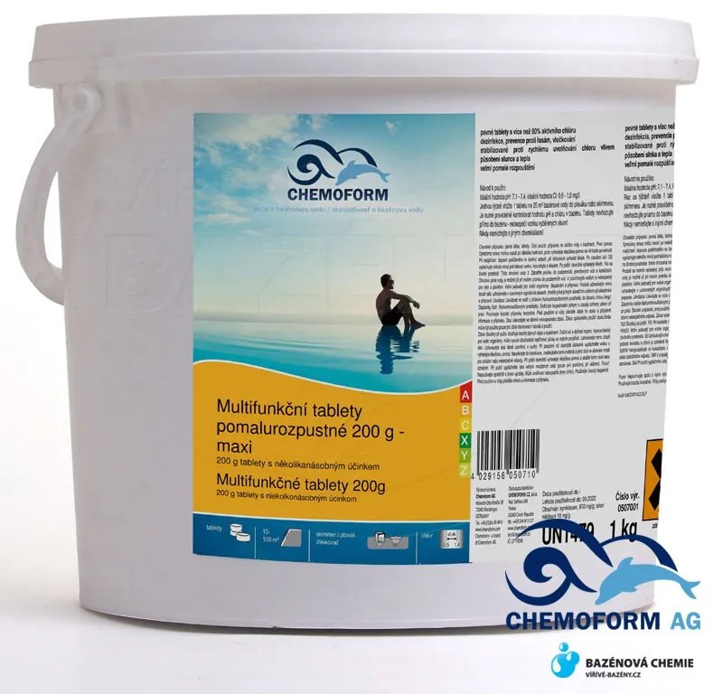 CHEMOFORM Multifunkční tablety 200g - MAXI 10 kg