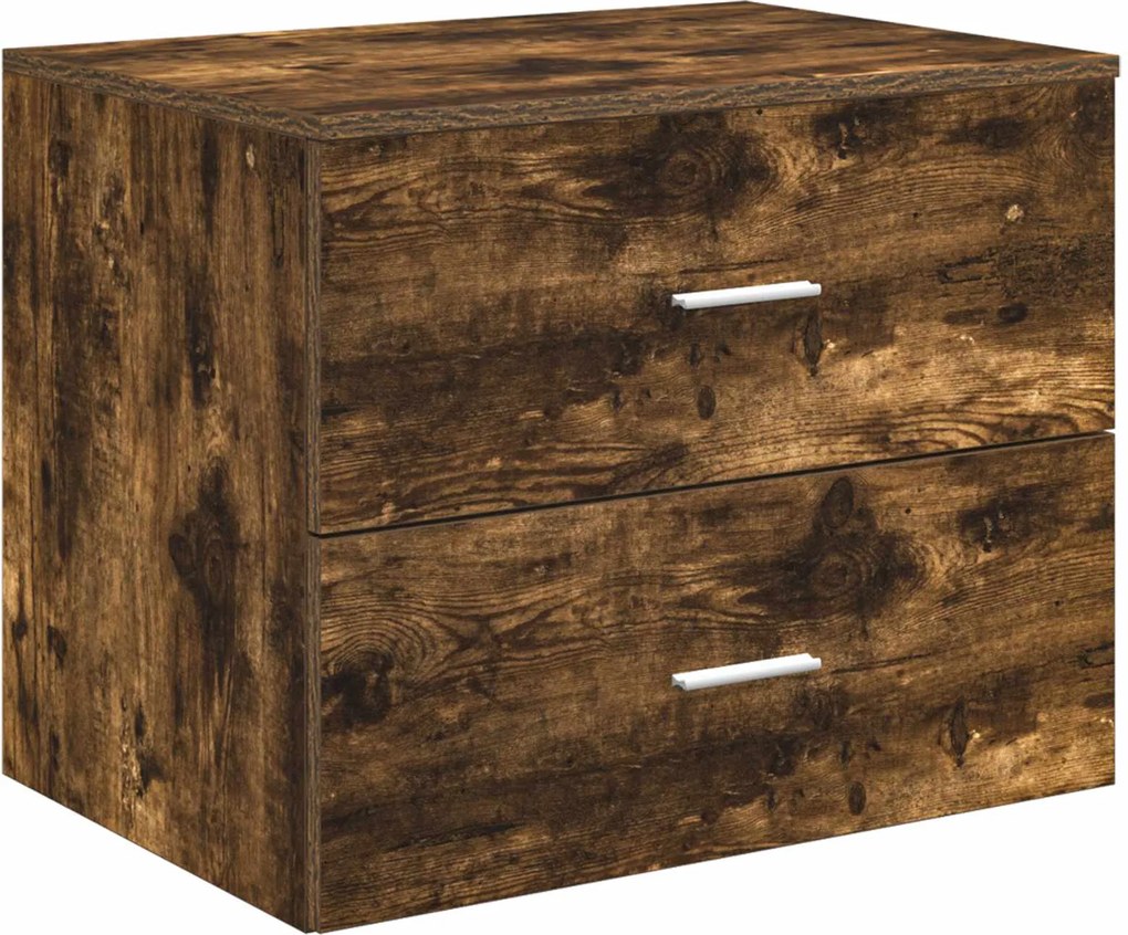 Sada koupelnových skříněk 3 ks Kouřový dub 62,5 x 44,5 x 50 cm 3405871
