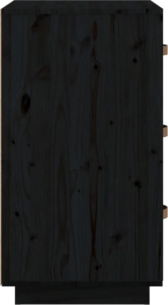 vidaXL Noční stolek 40 x 40 x 75 cm masivní borové dřevo [818343] Barva: Bílá