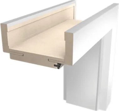 Obložková zárubeň DRE 70 cm pro tloušťku stěny 10-12 cm levá O2BM70L