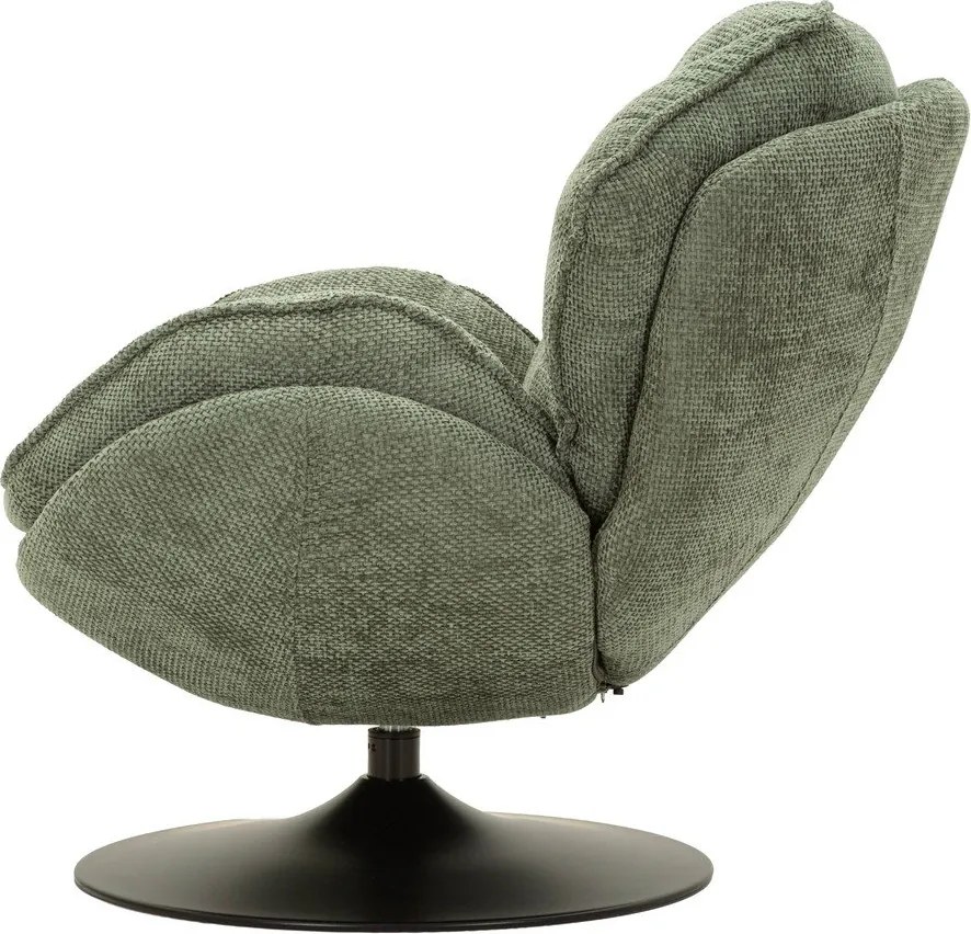 Šedozelené otočné křeslo Retro Style – Mauro Ferretti