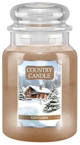 Country Candle Vonná Svíčka Cozy Cabin, 652 g