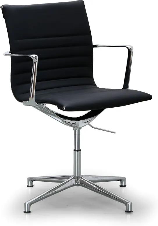 Antares Kožená konferenční židle EXCLUSIVE II, černá