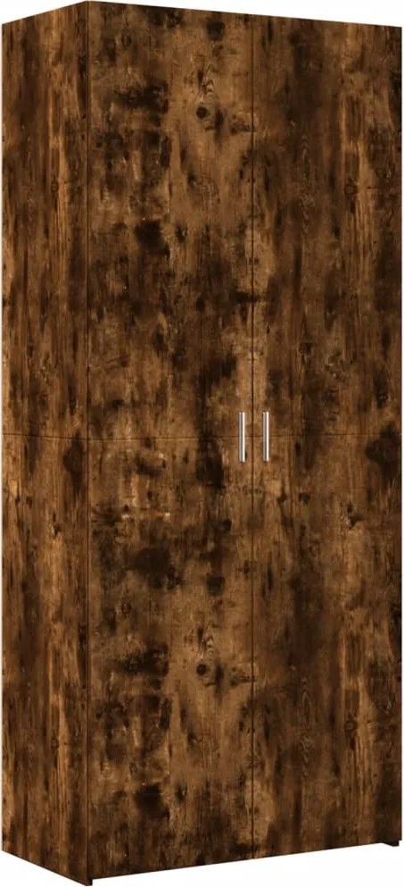 Skříň highboard kouřový dub 80 x 42,5 x 249 cm kompozitní dřevo 3281368