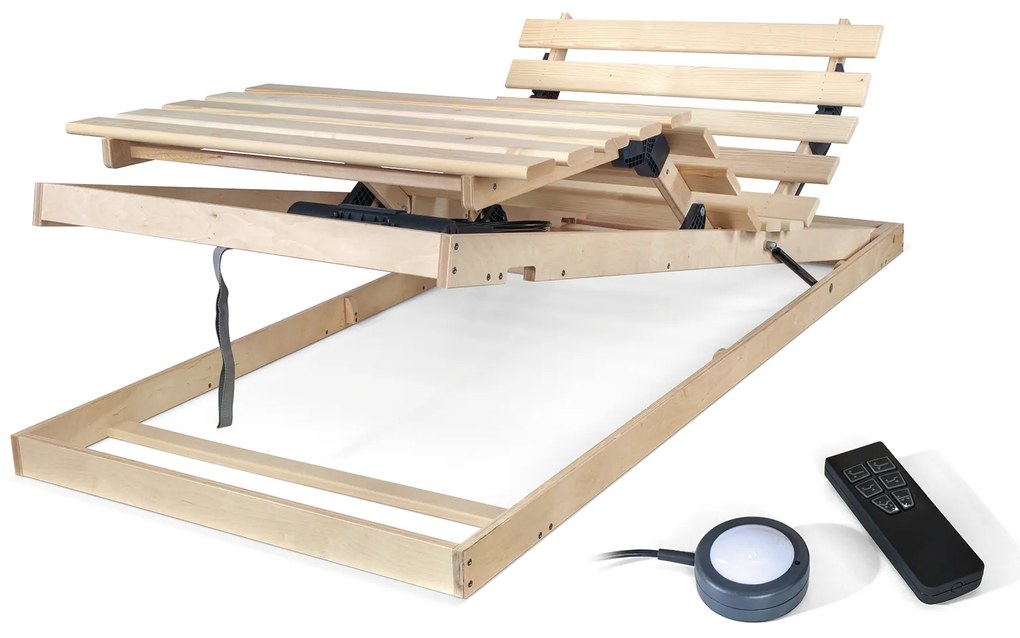Řešeto Motorový výklopný laťkový rošt MASIV MAXI FLEX UP MOT Rozměr roštu: 140x200 cm