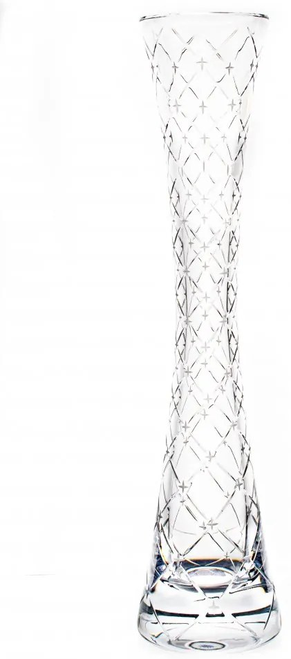 Křišťálová váza vysoká, STARS, Gold Crystal, 45,5 cm