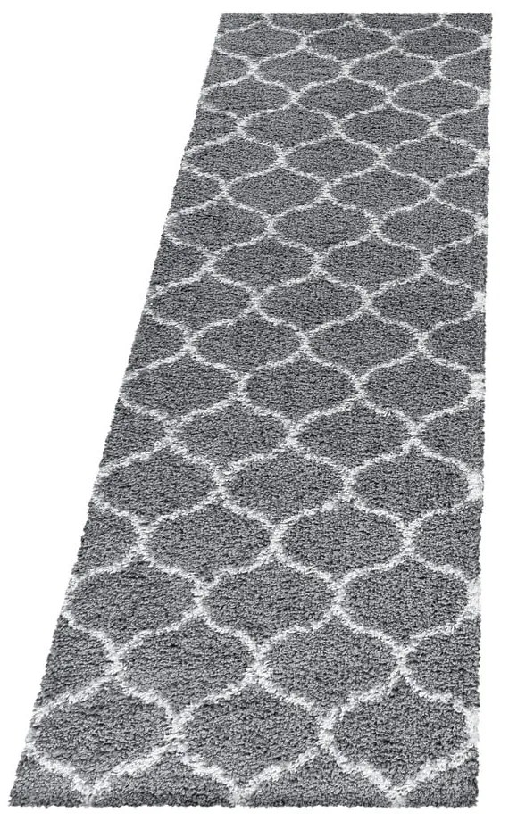 Šedý běhoun 80x250 cm Salsa – Ayyildiz Carpets