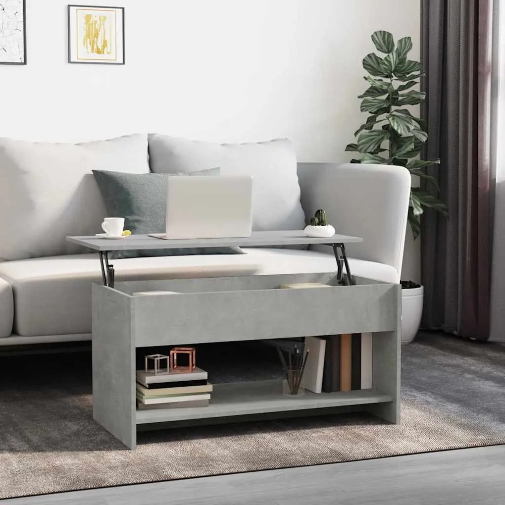 vidaXL Konferenční stolek 102 x 50 x 52,5 cm kompozitní dřevo [809647] Barva: Černá