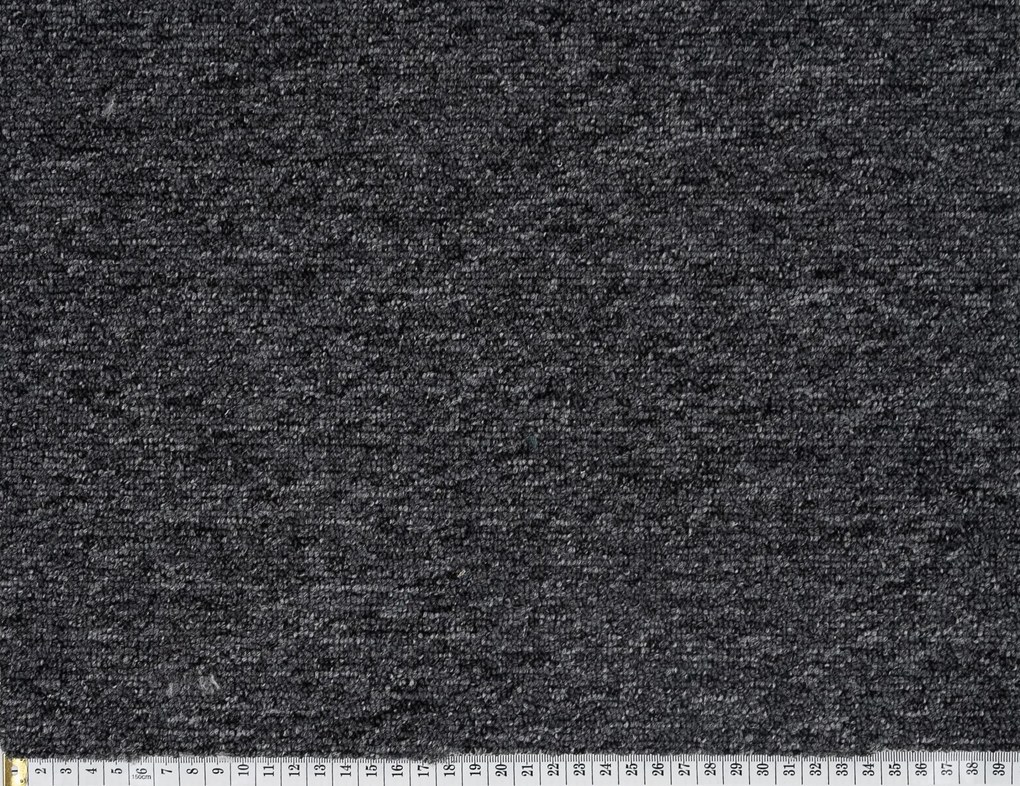 Associated Weavers, Metrážový koberec Medusa 98, na míru, šíře 4m, šedá, ab (mřížka), chodba / předsíň