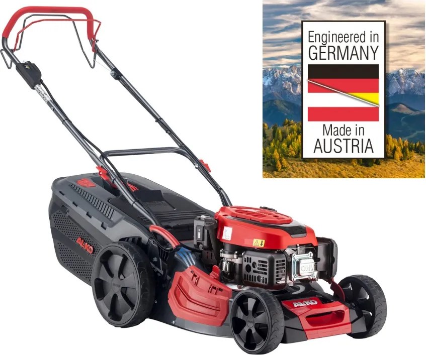 AL-KO 46.4 SPED-A Comfort Benzínová sekačka s elektrostartem, 46 cm, AL-KO Pro 170 DualStart (123059) + Montáž a olej