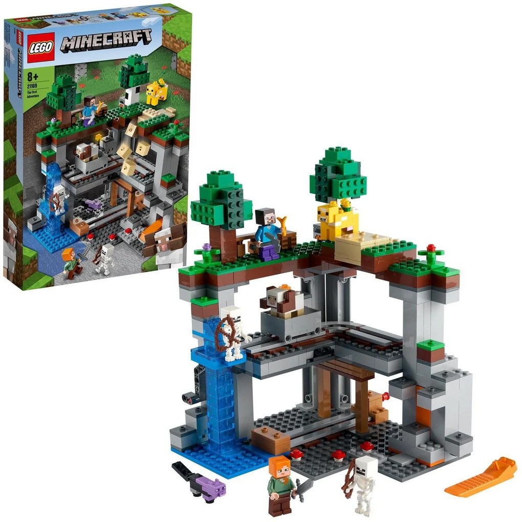 Lego stavebnice lego minecraft 21169 první dobrodružství
