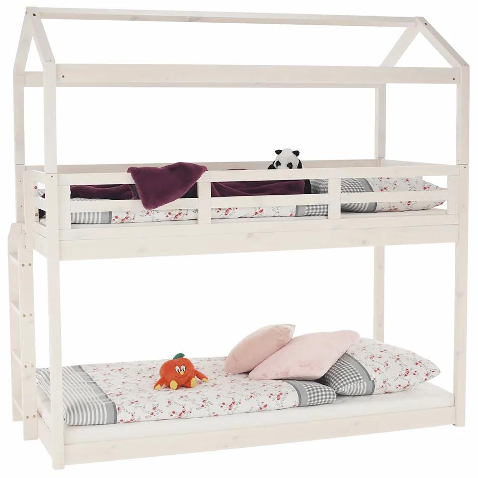 Dětská patrová postel 90 cm Zerlo (s rošty). 1016325
