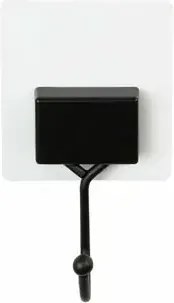 Compactor Bestlock Black Magic Samolepicí háček černá / bez vrtání