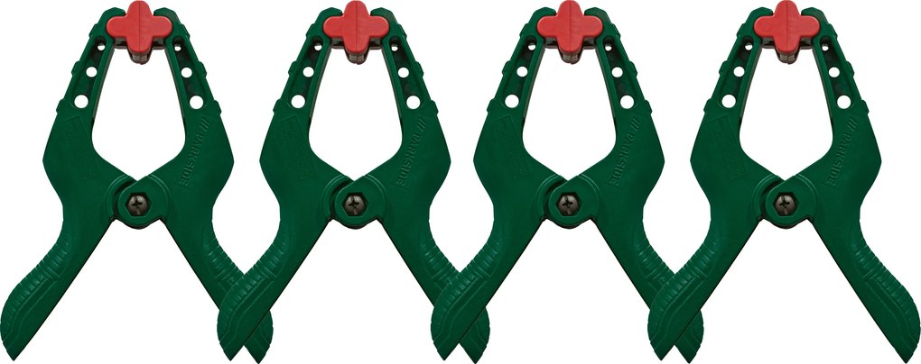 Parkside® Sada upínacích svorek (4dílná sada)