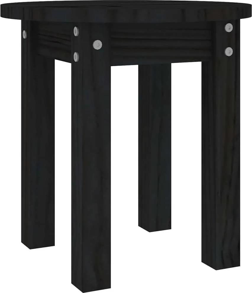 vidaXL Konferenční stolek Ø 35 x 35 cm masivní borové dřevo [822341] Barva: medová hnědá