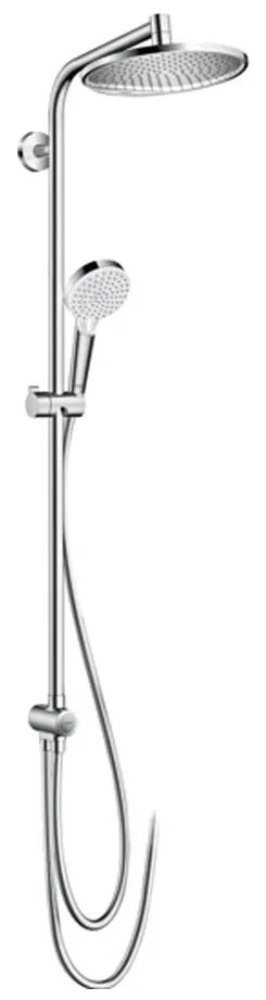 Hansgrohe Crometta S, Showerpipe 240 1jet EcoSmart 9 l/min Reno, chromová, HAN-27270000