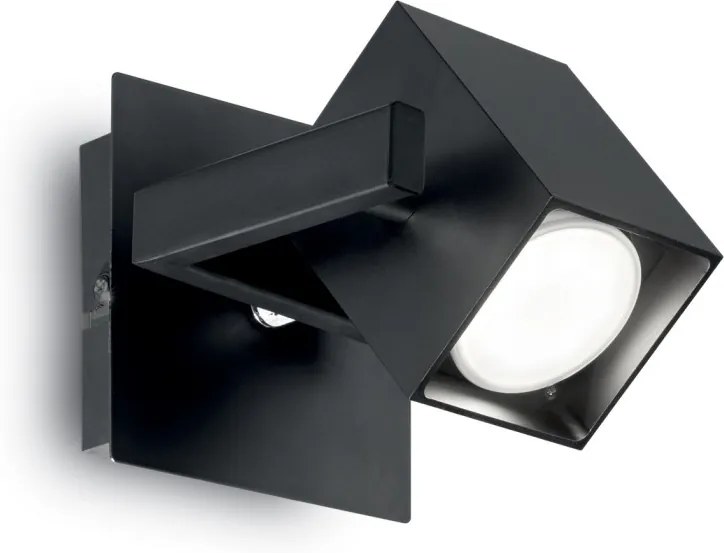 Bodové stropní a nástěnné svítidlo Ideal Lux Mouse AP1 nero 073569 1x50W černé
