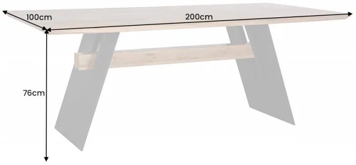 Designový jídelní stůl Galeno II 240 cm divoký dub