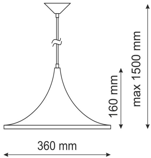 Lustr MODERN 1A 1xE27/20W/230V