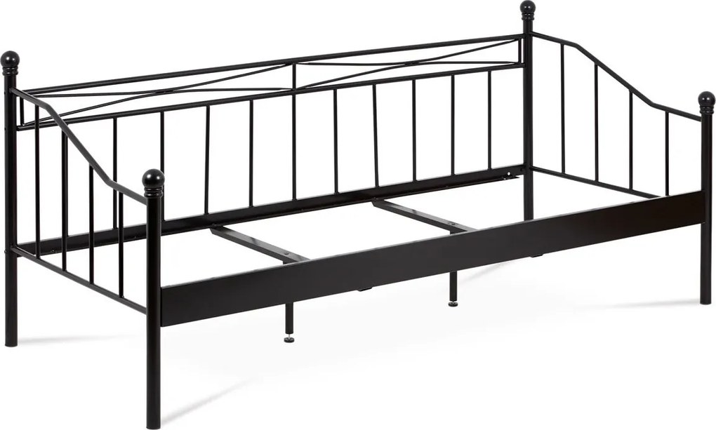 Autronic Kovová postel BED-1905 BK, 90x200, černá