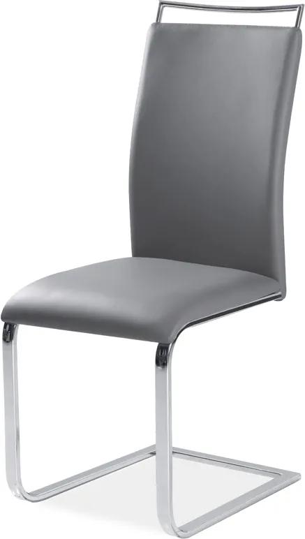 Casarredo Jídelní čalouněná židle H-334 šedá